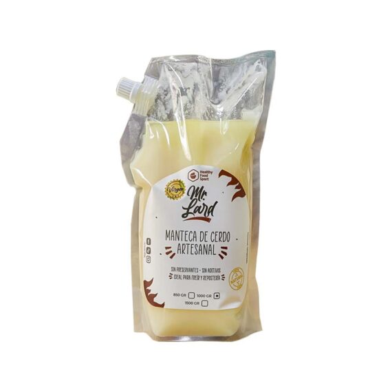 Mr. Lard Sachet Línea Virgen – Manteca De Cerdo 1kg – Healthy Food Sport